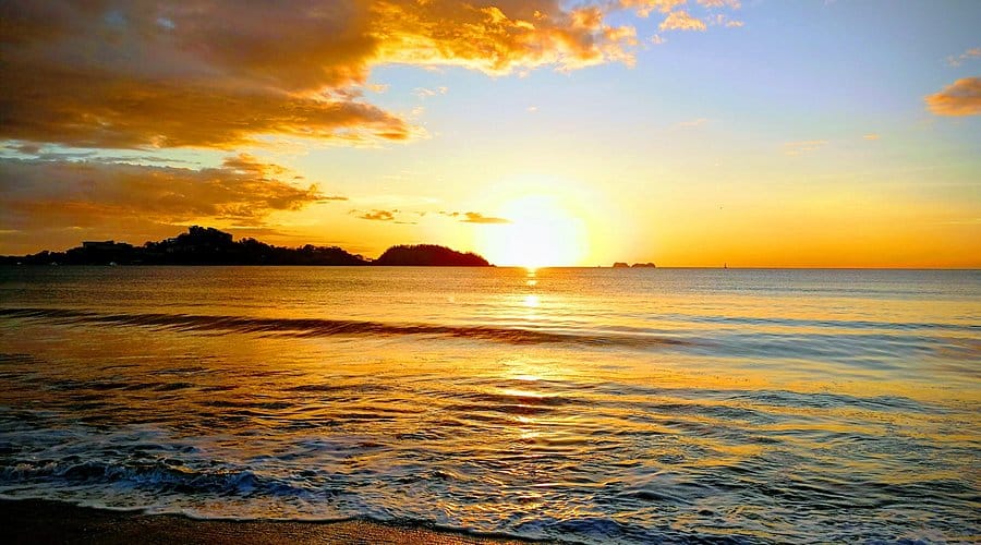 Sunset in Playa Potrero | Fish Potrero